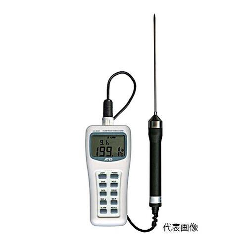 【特長】 ●防水仕様なので簡単な水洗いができ、衛生的。水回りなど、濡れた手でも安心して使うことができます ●温度測定範囲は-50～+300℃ ●バックライト付きで暗い場所でも見やすい ●データホールド機能付、最高値/最低値表示機能 ●上限/...