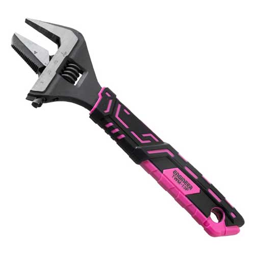 【特長】 ●「PINK&BLACK」シリーズ ●モンキーとパイレンが融合。なめたボルトも回せるハイブリッドレンチ ●モンキーレンチとパイプレンチの両方の用途で使用できます ●潰れたボルトが回せるネジレスQ機能を搭載 ●高精度なウォームギアで...