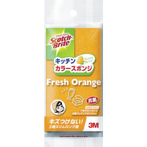【特長】 ●グラスやプラスチックを傷付けません。 ●泡立ちのよいソフトスポンジをサンドしました。 ●手になじみ使いやすいスリムサイズです。 ●研磨粒子は付いていません。 【用途】 ●食器、調理器具洗い 【仕様】 ●縦(mm)：124 ●横(...