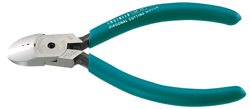【特長】●鋭い切れ味と耐久性抜群です。●ストリップ用穴付(Φ1.2mm、Φ1.6mm)●精密配線作業などに。【仕様】全長(mm)：130幅(mm)：54先端幅(mm)：15厚み(mm)：8材質：S55C刃部硬度：HRC58±4切断能力(mm...