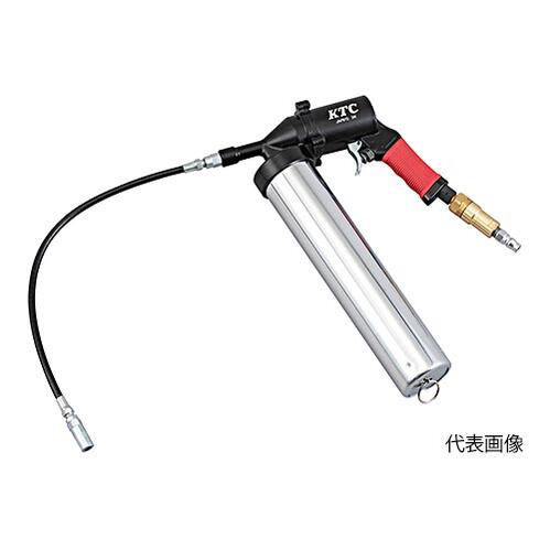 【特長】 ●エアを動力としているので、トリガーを引くだけで連続吐出作業が可能です。 ●400ccジャバラグリース／500ccカートリッジ（手詰め）の両方が使用可能です。 ●エアレギュレーター付きで、高圧環境でも安全に使用できます。 ●他社よ...