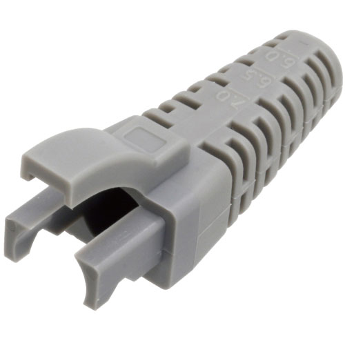 【特長】 ●CAT5e モジュラープラグ (品番:MLA-5E25)専用カバー ●モジュラープラグのツメとLANケーブルの保護に ●ケーブル外径に合わせてモジュラーカバーをカット! φ5.5・φ6.0・φ6.5・φ7.0mm対応 ●モジュラ...