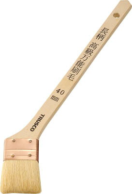 【特長】●柄が長いので手の届きにくい所や奥まった所の塗装に優れています。●耐久性、作業性に優れた山羊尾毛を使用しています。【用途】●油性、万能用。●コーナー角部の塗装。【仕様】●全長(mm):280●刷毛幅(mm):40●毛丈(mm):35...