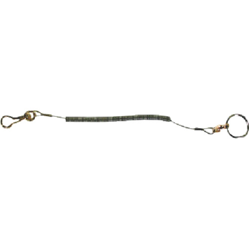 【特長】●ステンレスワイヤを特許ループ加工で形状記憶し、ウレタン被膜加工を施していますので伸縮性に優れています。●復元力、安全強度、寒冷地の使用や耐候性にも優れ、ループの型崩れも生じません。【用途】高所作業時の工具落下防止・軽量小物の紛失防...