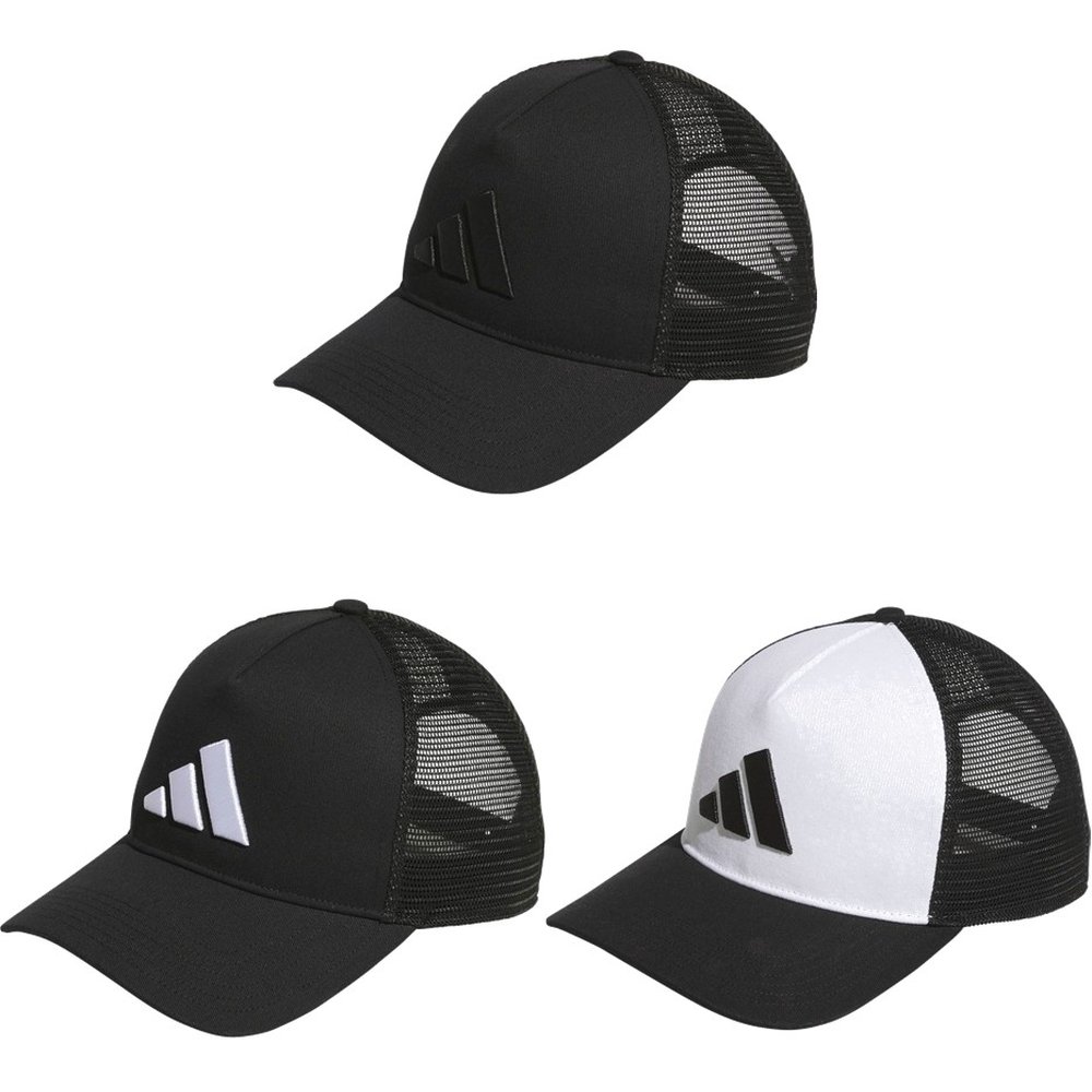 ブラック-ブラック(JZ1717) ブラック-ホワイト(JZ1718) ホワイト-ブラック(KF3475) メーカー希望小売価格はメーカーカタログに基づいて掲載しています。 クラシックなトラッカーキャップは決して時代遅れになることはない。ア...