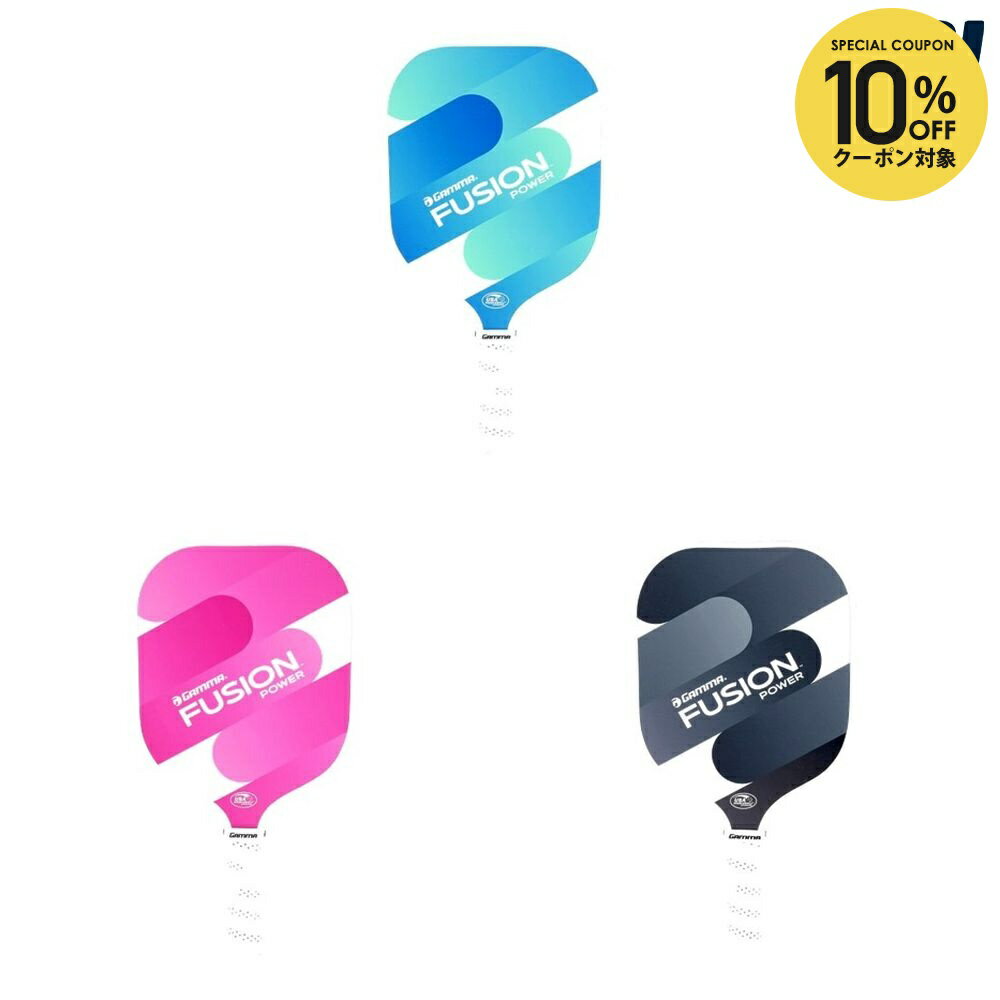 BLUE-GREEN(10) PINK(11) BLACK(12) メーカー希望小売価格はメーカーカタログに基づいて掲載しています。 『ピックルボール専用ラケット』FUSIONシリーズスイートスポットで捉えやすく、楽にボールを飛ばすことがで...