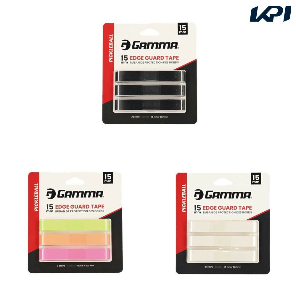 BLACK(0) NEON(1) WHITE(2) メーカー希望小売価格はメーカーカタログに基づいて掲載しています。 GAMMAプレミアムエッジガードテープでピックルボールパドルの寿命を延ばしましょう。傷、欠け、へこみ、日常の摩耗や損傷から...