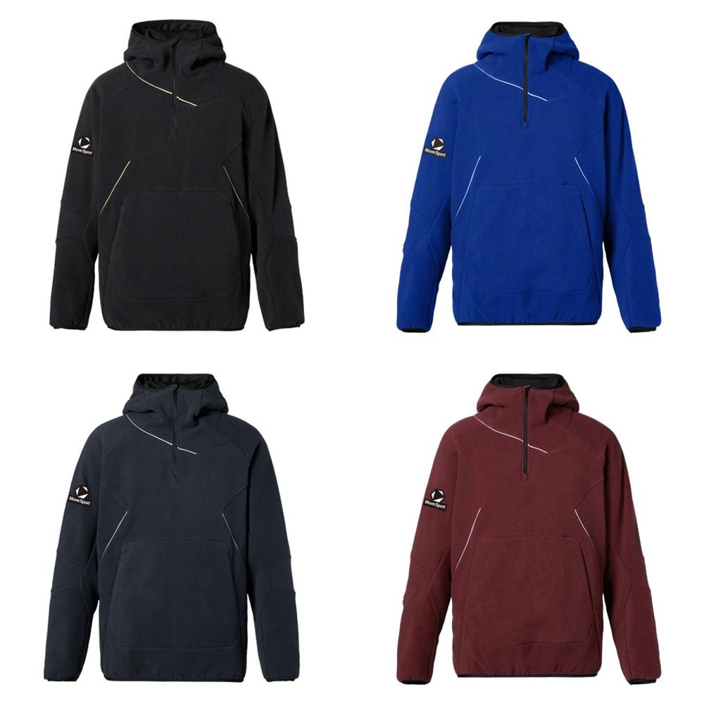 ブラック(BK00) ブルー(BL00) ネイビー(NV00) エンジ(WR00) メーカー希望小売価格はメーカーカタログに基づいて掲載しています。 右袖にブランドロゴワッペンをあしらった保温性に優れたフリースジャケットです。 商品説明 素...