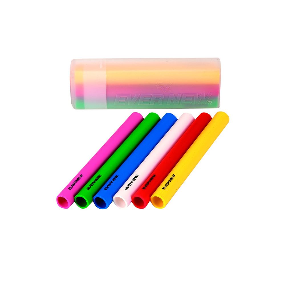 メーカー希望小売価格はメーカーカタログに基づいて掲載しています。 商品説明 ：●材質=PVC●小学校低学年向●ケース付●カラー：ピンク・緑・白・青・黄・赤：●サイズ=長さ29cm×径3cm●自重=100g/本 エバニュー EVERNEW 健...