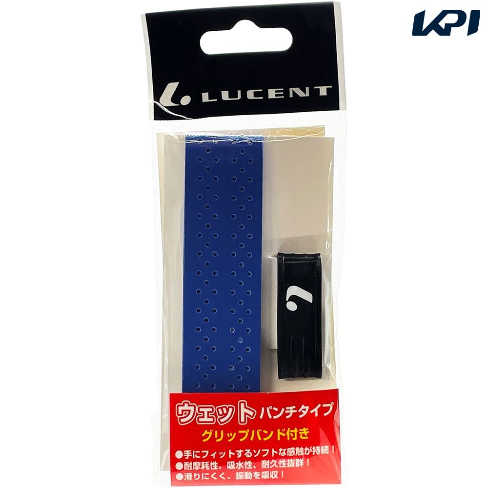ブルー(BL) メーカー希望小売価格はメーカーカタログに基づいて掲載しています。 ラバーバンド付きの1本入りグリップテープです。 商品説明 素材・材質：ポリウレタン原産国：中国 ルーセント LUCENT テニス アクセサリー テニスアクセサ...