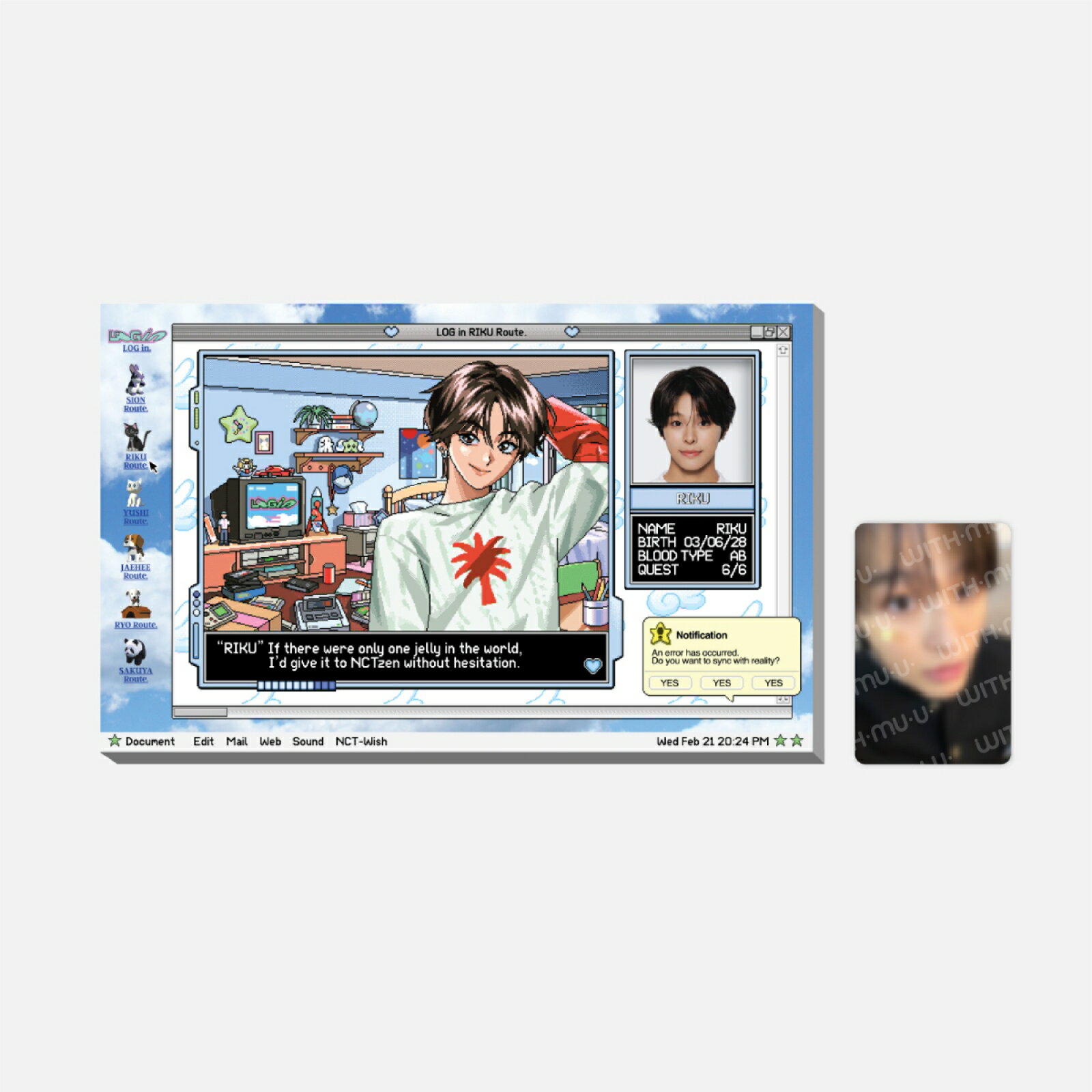 NCT WISH - 07 LOG in PHOTO SET / フォトセット 2025 NCT WISH ASIA TOUR LOG in SEOUL OFFICIAL MD 2025 NCT WISH ASIA TOUR LOG in ...