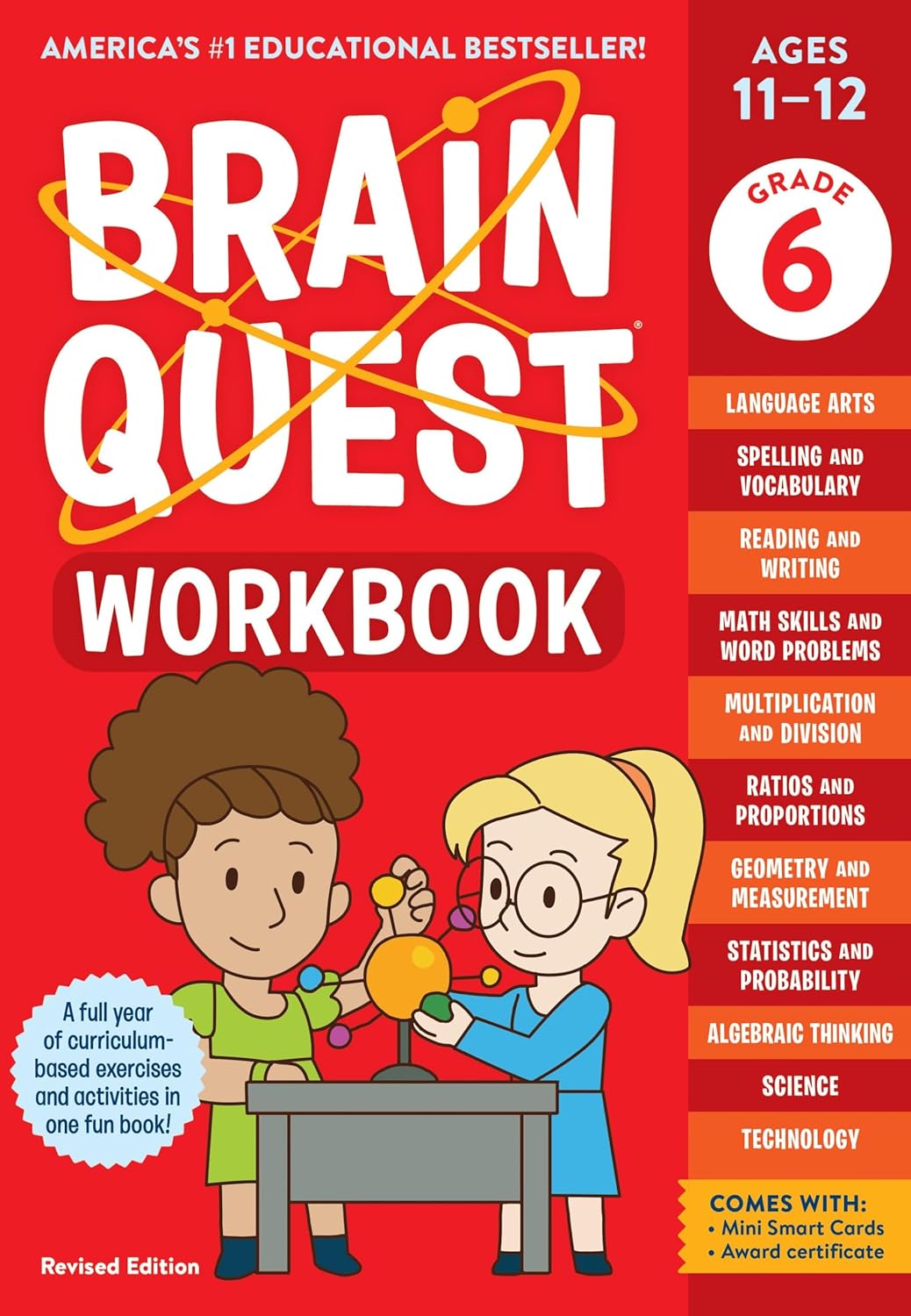 Brain Quest Workbook: 6th Grade Revised Edition 商品発送は、ご注文後1週間くらいかかります。 From hundreds of curriculum-based activities, exe...