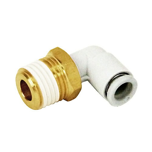 押し込むだけで接続、ワンタッチ分離が可能です。【用途】エア配管用チューブ管継ぎ手。【機能】めねじ部からの直角方向の配管に使用します。　　　　●適用チューブ材質:ポリウレタン・ナイロン。●適用チューブ外径:6mm。●接続ねじ:おねじR(PT)...