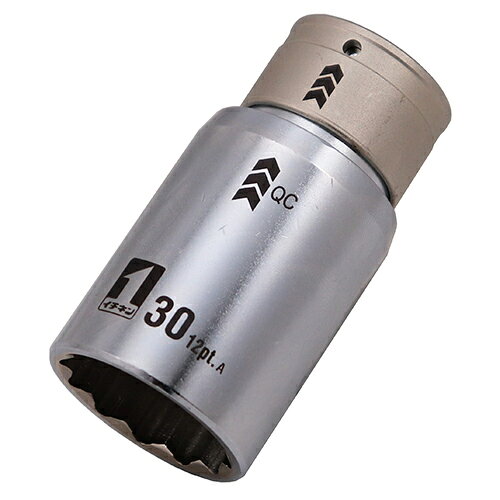 ■用途ソケット。■機能MUSTTOOLのクイックチェンジソケットシングルです。■仕様・スペック●差込角：12.7mm(4分)。●12角。●18V対応。●30mm。