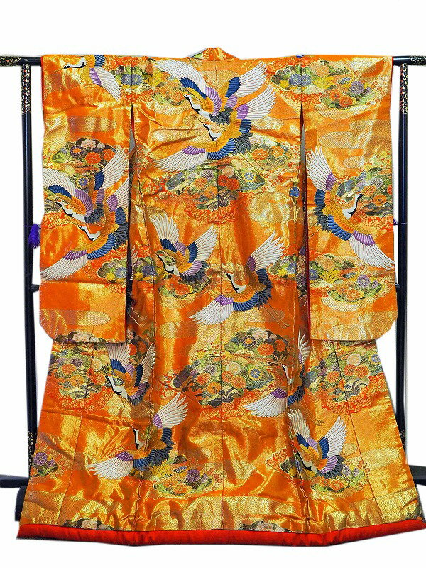 楽天市場】打掛 赤 中古(着物|和服):レディースファッション 楽天市場】打掛 赤 中古(着物|和服):レディースファッション