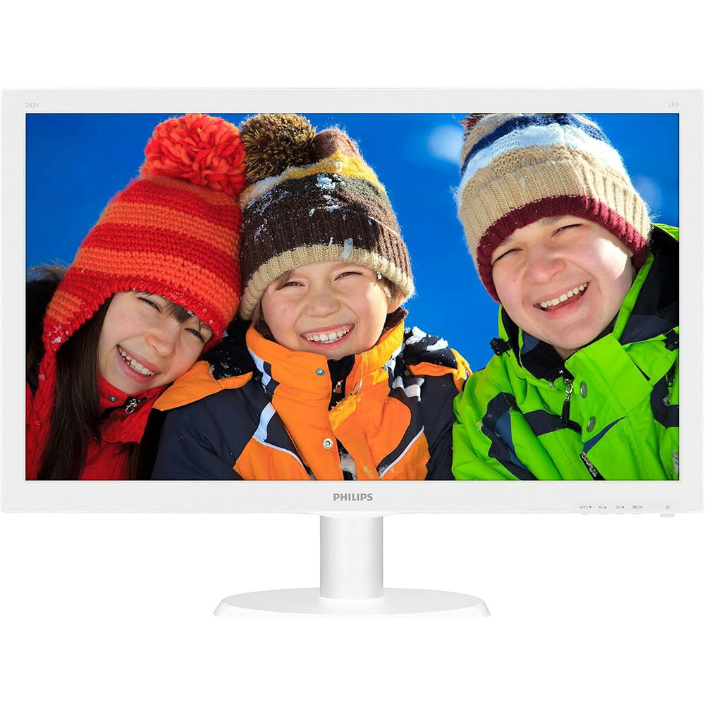 主な仕様 型番 PHILIPS 243V5QHAWA/11 LED液晶モニター 画面サイズ 23.6型 解像度 1920×1080（フルHD） 表示方式 MVAパネル(LEDバックライト付) 入力端子 D-Sub 15 ピン(VGA)×1 ...