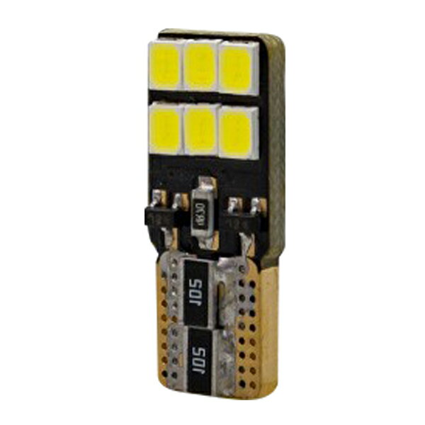 商品名警告灯キャンセラー内蔵フラットタイプSMDバルブ/ホワイト発光/12連/6w/200lm/2個セット抵抗内蔵/CANBUS/無極性/epister/28356000k相当の白色/高輝度/コンパクトバニティやカーテシ、ポジションにも対応...