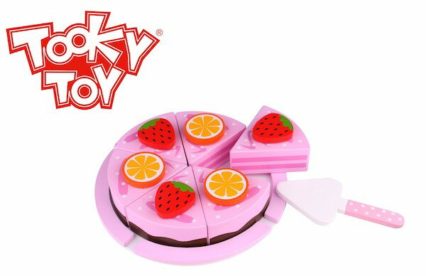 【商品紹介】 イチゴとオレンジののった可愛いフルーツケーキ。 イチゴとオレンジはマジックテープで取り外しが可能。 ケーキサーバーで取り分けて、楽しいケーキパーティのスタート。 ■生産地 中国 ■サイズ 商品：直径20×4.5cm　パッケージ...