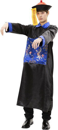 キョンシー♪お友達とお揃いで楽しめる！ 【セット内容】帽子、お札、ローブ 【素材】 ポリエステル100％ 【対応サイズ】Men's 【開き】かぶり 【着丈】125cm、頭囲58cm 4560320852032