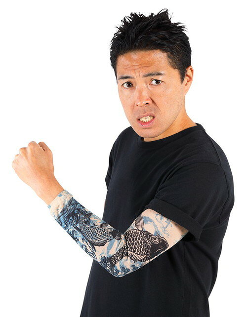 宴会の達人・・・それは芸達者な人気者！タトゥースリーブは、手軽な仮装でウケを狙える便利なアイテム！片腕用です！■セット内容　タトゥースリーブ×1■メイン部分の長さ(着丈等)　全長約35〜40cm■素材　ナイロン100％■裏地の有無　無し■個...