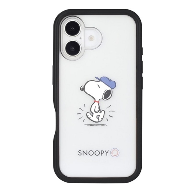 お取寄せの場合の納期目安：5月上旬以降（3/6現在）・背面は傷や指紋が付きにくいマットクリア仕様・ストラップホール、充電コネクタ、各種ボタン対応・ぷっくり膨らんだフチが特徴的な形状※画像はイメージです。裏面を覆うiPhone16対応プロテク...