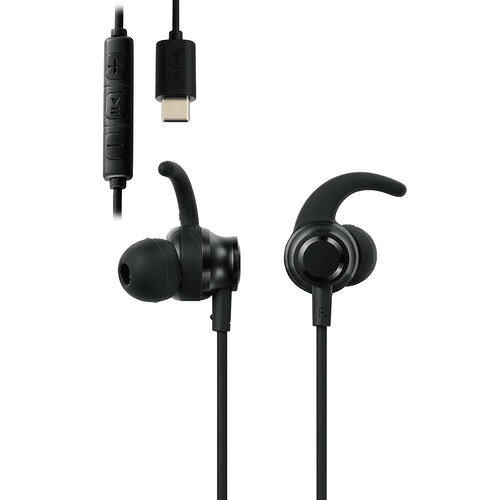 エレコム EHP-DF12CMBK 有線イヤホン Type-C ダイナミック型 耳せんタイプ マイク付き 1.2m 通話対応 音量調整 ブラック●会話を聞きとりやすいチューニングで、映画やドラマの視聴を快適に!音声と映像をズレなく楽しめる、...