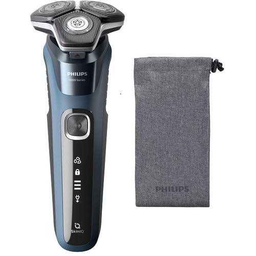 PHILIPS S5880/10 ウェット&ドライ電気シェーバー 5000シリーズ セルリアンブルー発売日：2023年7月19日●一人ひとりの個性に合った最適なシェービングへ●毎分9万回カットする45枚刃でしっかり深剃り●ヒゲを引き上げ、し...
