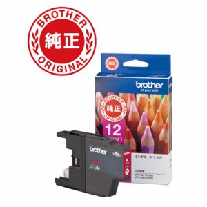ブラザー 純正インク（マゼンタ） LC12Mカラー：●マゼンタ対応プリンタ：MFC-J960DN/DWN、MFC-J955DN/DWN、MFC-J860DN/DWN、MFC-J840N、MFC-J825N、MFC-J810DN/DWN、MF...