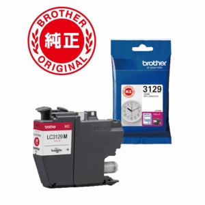 ブラザー LC3129M 【純正】 インクカートリッジ マゼンタ●交換用インクカートリッジインクジェット複合機用のインクカートリッジです。【仕様】対応機種：MFC-J6995CDW