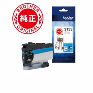 ブラザー LC3133C インクカートリッジ シアン【仕様】インクカラー：シアン対応機種：DCP-J988N、MFC-J1500N、MFC-J1605DN