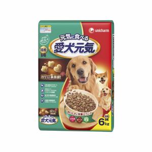 ※リニューアルに伴いパッケージ・内容等が予告なく変更となる場合がございます。 （リニューアルに伴い新旧のパッケージが混在する場合がありますのでご了承ください） ユニ・チャーム 愛犬元気　ささみ・ビーフ・緑黄色野菜入り 6kg 発売日：201...