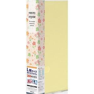 ナカバヤシ PHE2288A-Y フォトホルダーEL288（花柄） イエロー【仕様】本体寸法：タテ297mm×ヨコ157mm×背巾45mm本体重量（スリップケース込）：340g表紙：ポリプロピレン（厚み0.8mm）台紙：ポリプロピレン製　L...