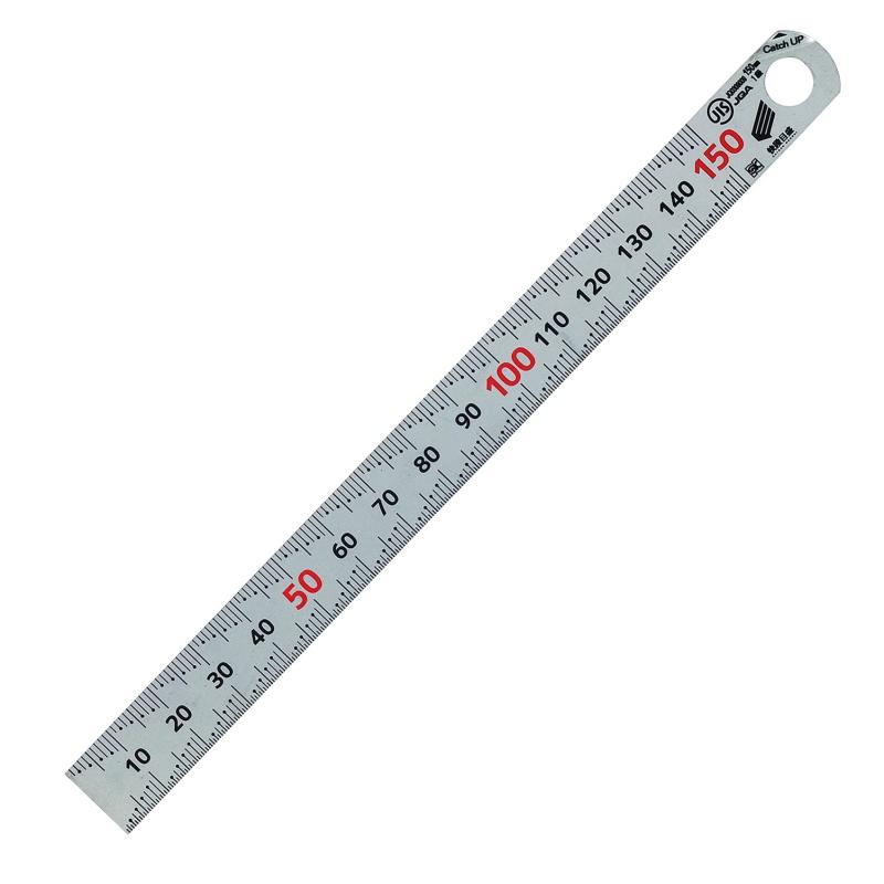 新潟精機 SK 日本製 キャッチアップスケール FINE 快段目盛 15cm CU-15KDF 0.5mmピッチ シルバー仕上 JIS規格仕様:つまみやすいキャッチアップタイプ。新設計の階段状目盛で、ミリ単位の読み違えを防ぎます。用途:線引...
