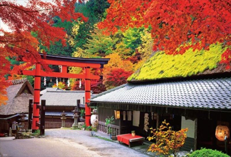 ピース数 1000ピース 完成サイズ 49cm×72cmパネルは別売りです。このサイズに合うパネル←クリックすると別ウィンドウで開きます。 作家名・作品名・商品シリーズ名 美の風景/日本風景(秋)紅葉柄/京都府 特徴 京都嵯峨野の歴史深い茶...