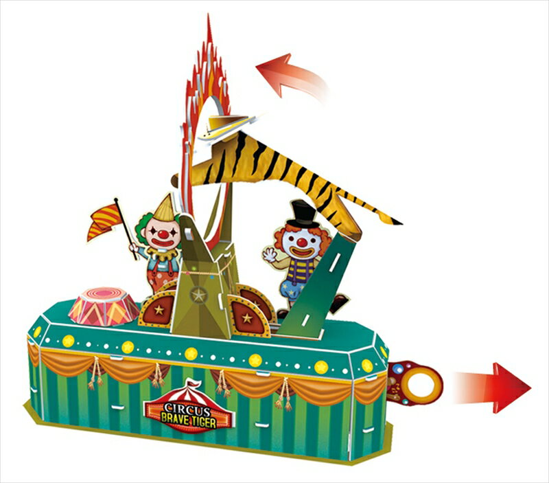 ピース数 48ピース 完成後サイズ 27×11.5×26cm 作家名・作品名・商品シリーズ名 3D PUZZLE/3D立体クラフトパズル/オートメーションコレクションシリーズ 特徴 【オートメーションコレクション】引っぱると動きます。ペーパ...