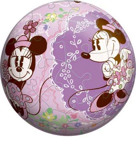ピース数 3D球体60ピース サイズ 直径7.6cm3inch 3D球体パズル 作家名・作品名・商品シリーズ名 ディズニー/ミニーマウス 特徴 【球体パズル】組み終わると中が空洞でボールのようになるパズル。1つ1つのピースが湾曲していて、は...