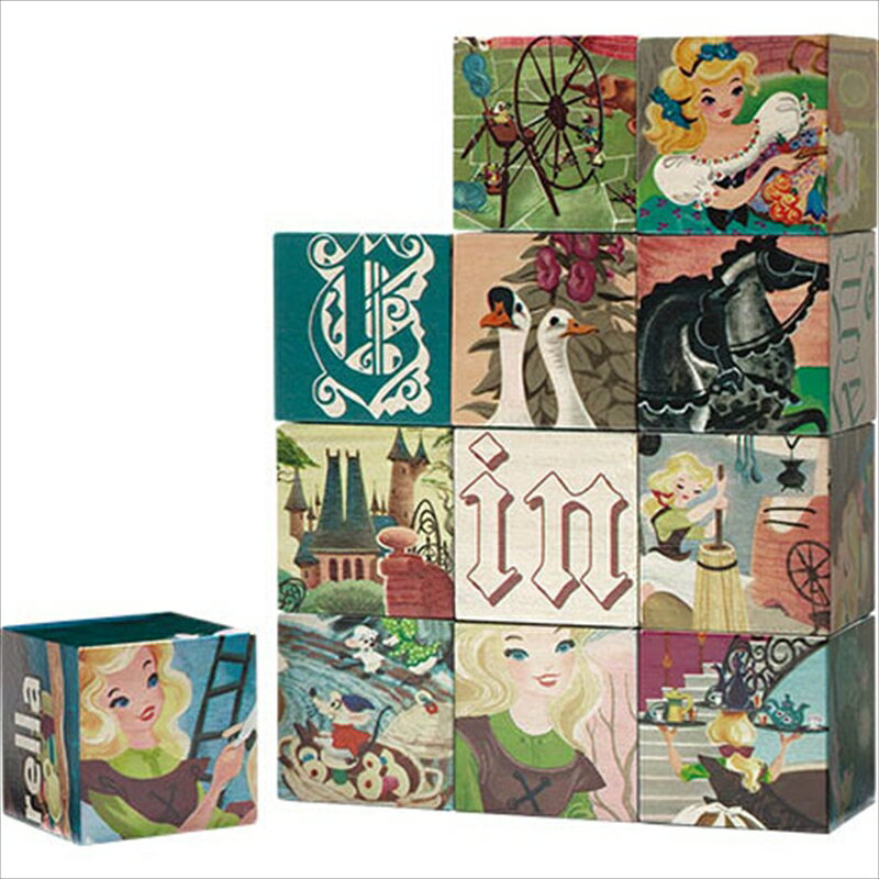 作家名・作品名・商品シリーズ名 インテリアトイ/ディズニープリンセス/シンデレラ 特徴 【キューブパズル】12個のキューブが6つのアートを描く。遊んでも、飾っても楽しめる、ウッドキューブパズル。【本体サイズ】キューブ（3.5cm角）×12個...