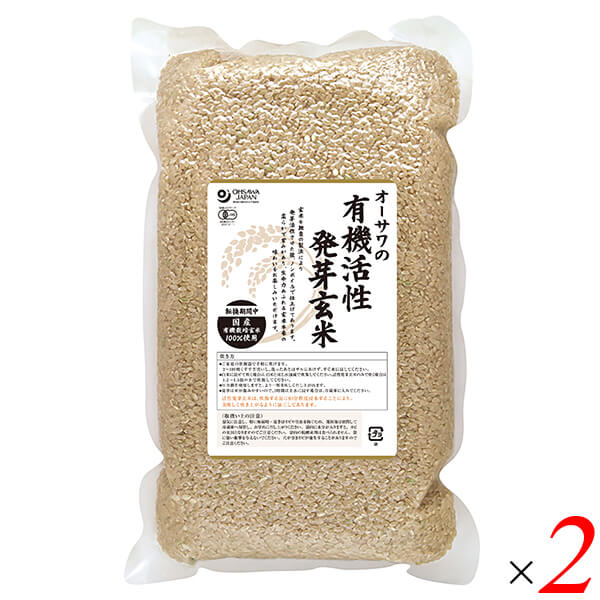 オーサワの有機活性発芽玄米は、転換期間中有機玄米を使用した生命力あふれる発芽玄米です。 玄米本来の甘みと旨みを引き出し、製造工程でボイルせず生きたまま加工しています。 炊飯器で手軽に炊け、白米に混ぜてもおいしく召し上がれます。 ※転換期間中...