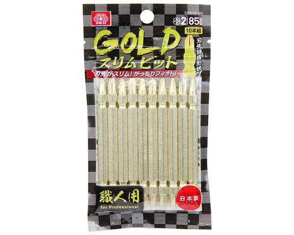 【用途】 ビスやネジの締付け作業に使用。機能・特徴 十字穴に深く入り、ガタが少ないので打ち込み中の逃げや、ビスの傾きを防止します。十字穴からのカムアウトを低減させ、インパクトドライバーを押しつける力が少なくてすみます。十字穴内部の面で接触す...