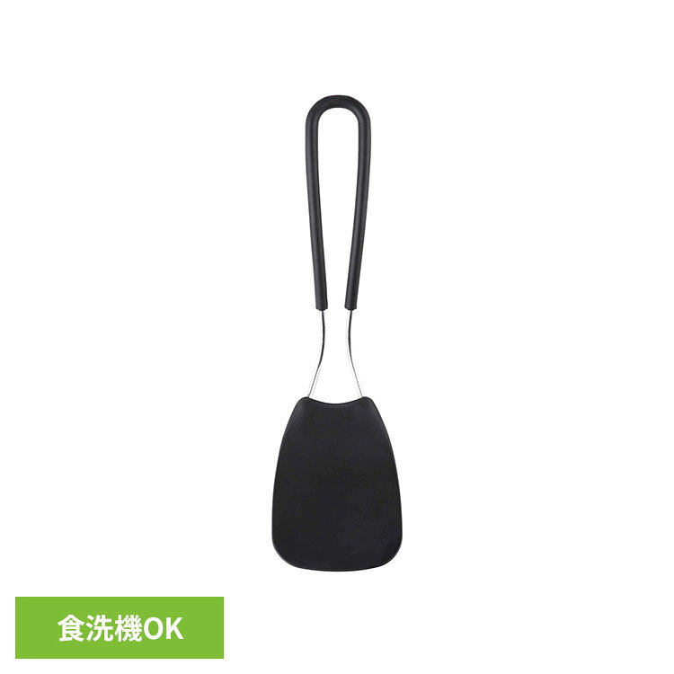 適度なしなりと硬さで、食材の間にもスッと入る薄さなので、食材を崩さず返すことができます。コーティングタイプの鍋やフライパンにも安心のナイロンタイプ。シリコーン巻きの握りやすく熱くなりにくいハンドル。食洗機対応。●商品サイズ（cm）幅約7.2...