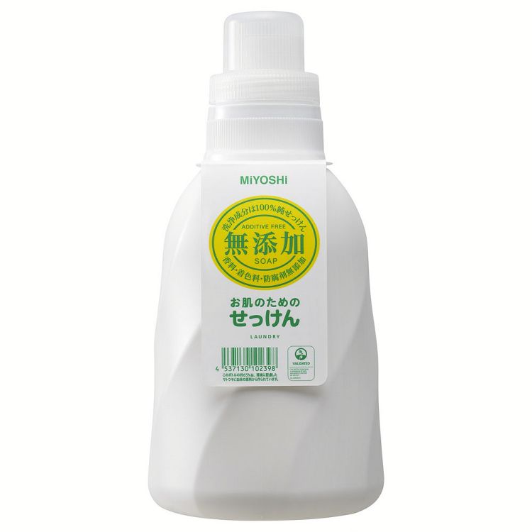 お肌の弱い方や敏感肌のための洗濯を考えて作った無添加の液体せっけん。 衣類などの繊維を傷めずに洗い上げるから、肌ざわりがやさしく、チクチク感もありません。柔軟剤を使用しなくても、ふんわりと仕上がります。 ●内容量 1100ml ●用途（洗濯...