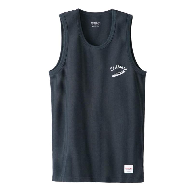 [CHILLDAYS] ワッフル タンクトップ メンズ レディース 夏CHILLDAYS ワッフル タンクトップ