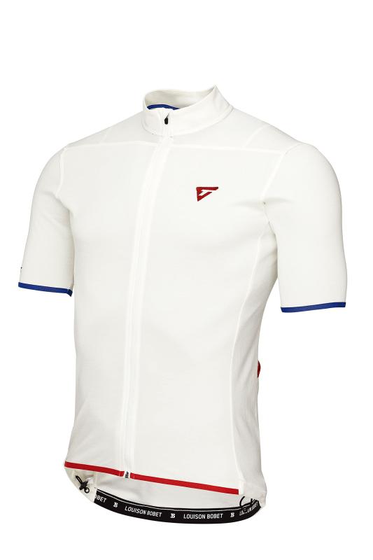 [タイム] 自転車ジャージ JERSEY BRIANCON 54 メンズ裾内側のロゴプリントは滑り止め加工サイドファスナーポケット　1室背面ポケットの下のリフレクティブタグで夜間の視認性アップ3室のバックポケット吸湿蒸散性に優れ肌触りの良い...