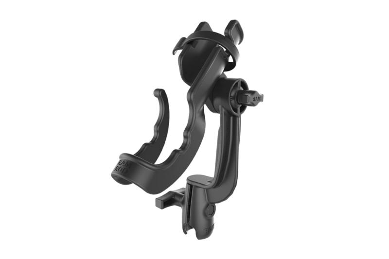 ラムマウント(RAM MOUNTS) ロッドホルダー&amp;シングルソケットアームセッ Rod RAM-114-RBNBUカラー：ブラックサイズ：1.5インチボール重量[グラム]：567g材質[素材]：高強度複合材(High streng...