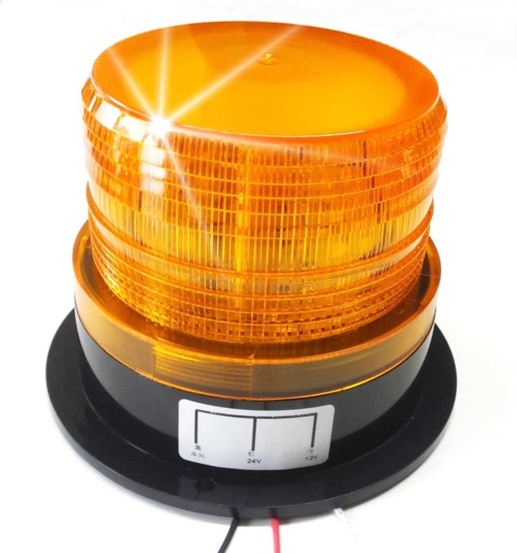 Piece of peace product サイレン LED 12 24V 兼用 強烈 フラッシュ作業時や緊急時に頼れるLED警告灯フラッシュビーコンです。とても高輝度で、トルネード形状のリフレクターにより光源を効率良く反射して360度ど...
