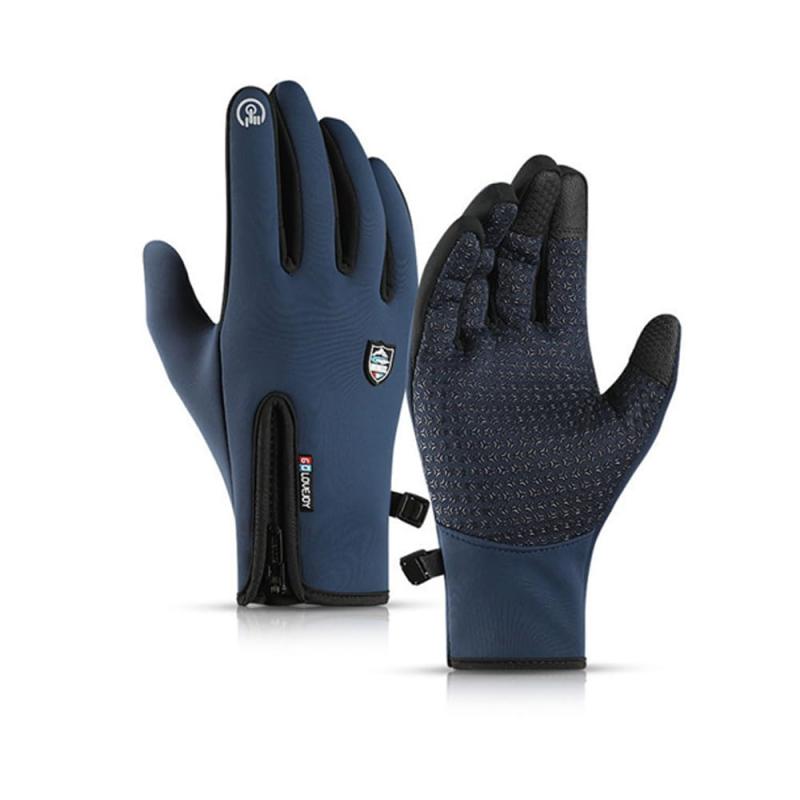 [Karsaer]バイク グローブ 冬 防寒防風 バイク用グローブ 裏起毛 滑り止め スマホ対応 ウィンターグローブ ライディング/登山/ランニング 伸縮性 男女兼用 G0157【柔らかい裏起毛】両手を暖かく包み込み、ふわふわの裏ボアが寒さ...