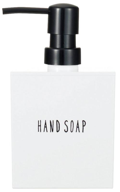 素地のナカジマ シャンプー用ディスペンサー ホワイト サイズ/約幅9.4×奥行6.6×高さ16.2cmサイズ/約幅9.4×奥行6.6×高さ16.2cm