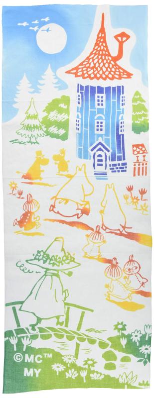 ミヤモトタオル(Miyamoto-towel) ムーミン 注染手ぬぐい 33×90cm