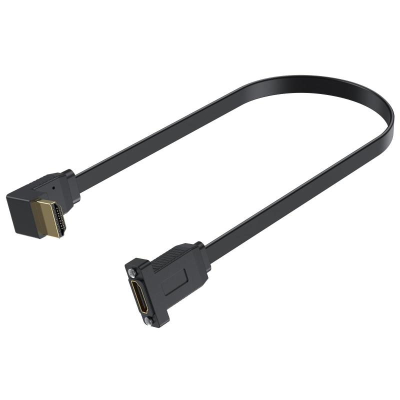 Poyiccot 4K HDMI 延長ケーブル、直头， 向上， 向下
