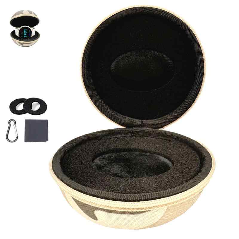TICFROG 腕時計収納ケース シングル 収納 ボックス 時計ケース スマート時計用 旅行 出張 Watch Case 腕時計 携帯ケース【52mmまで収納可】特大のクリーニングクロスが付属しています